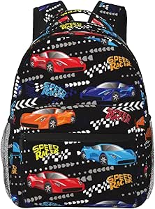 Amazon.com | SKT T1 Kids Race Car Backpack Cool Colorful Sports Car ...