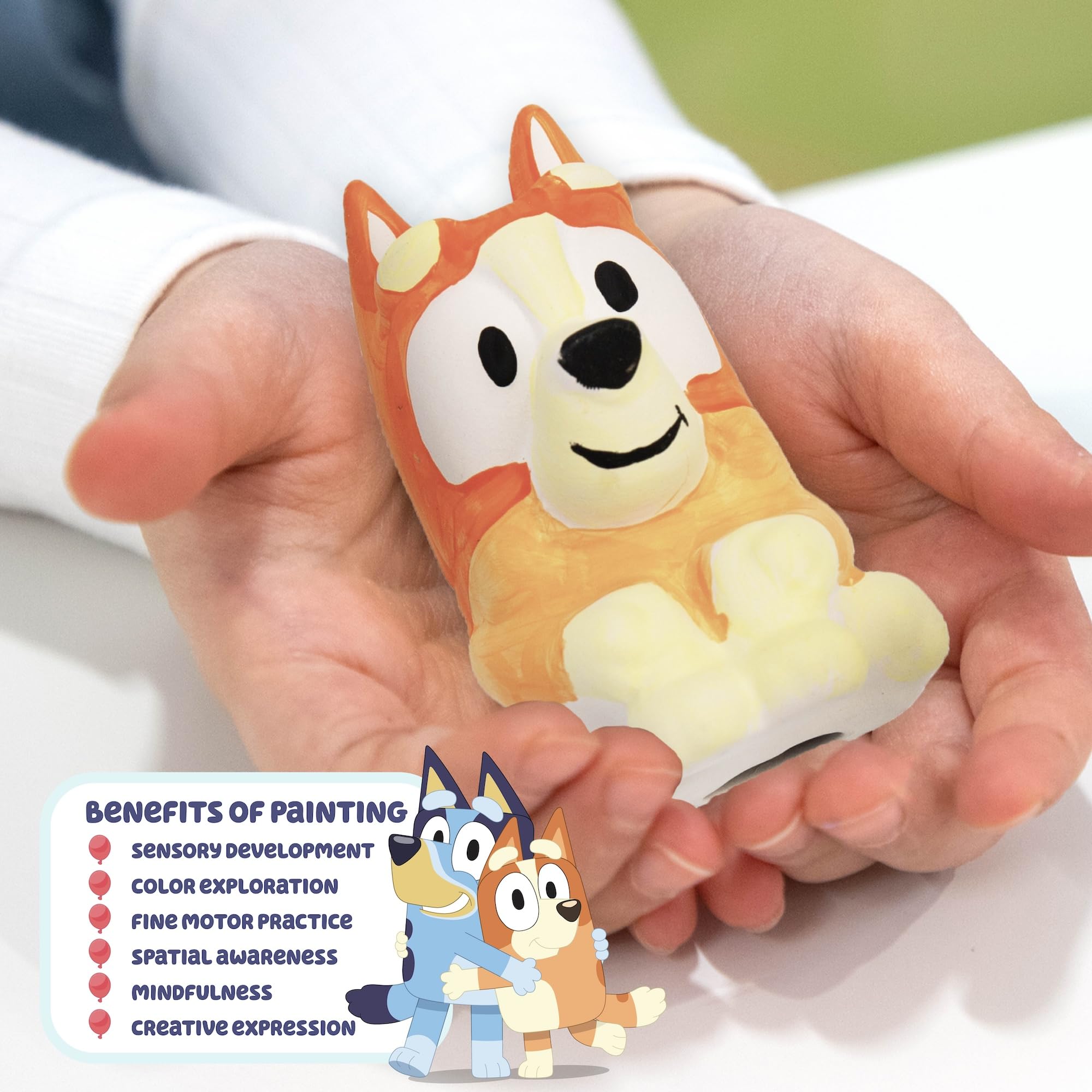 Snapklik.com : Bluey Paint Your Own Bingo Figurine, Paintable Ceramic ...
