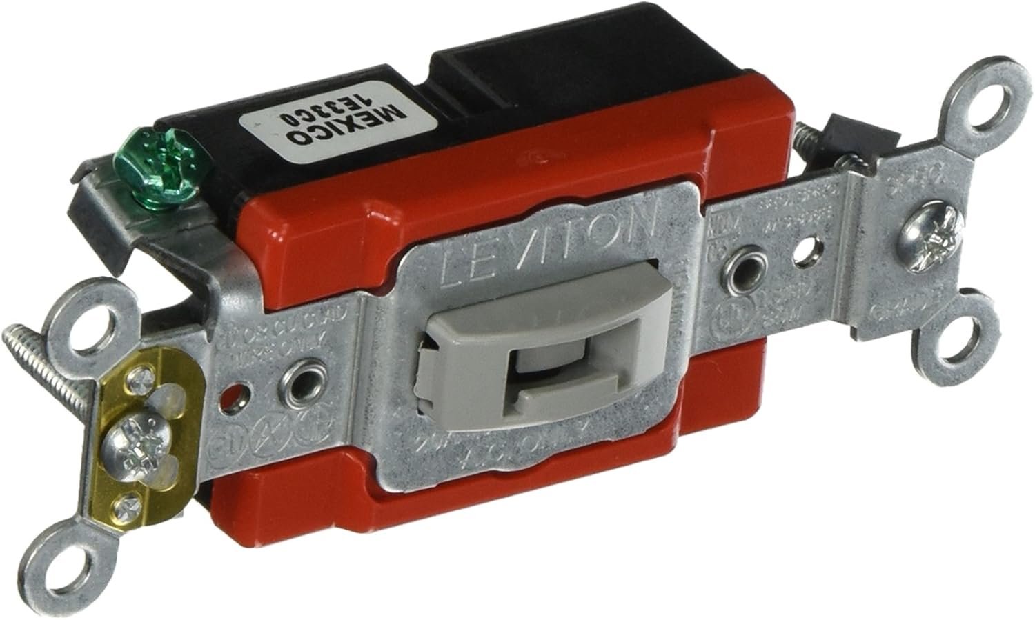 Leviton 20-Amp, 120/277-Volt, Toggle Locking Single-Pole AC Quiet ...