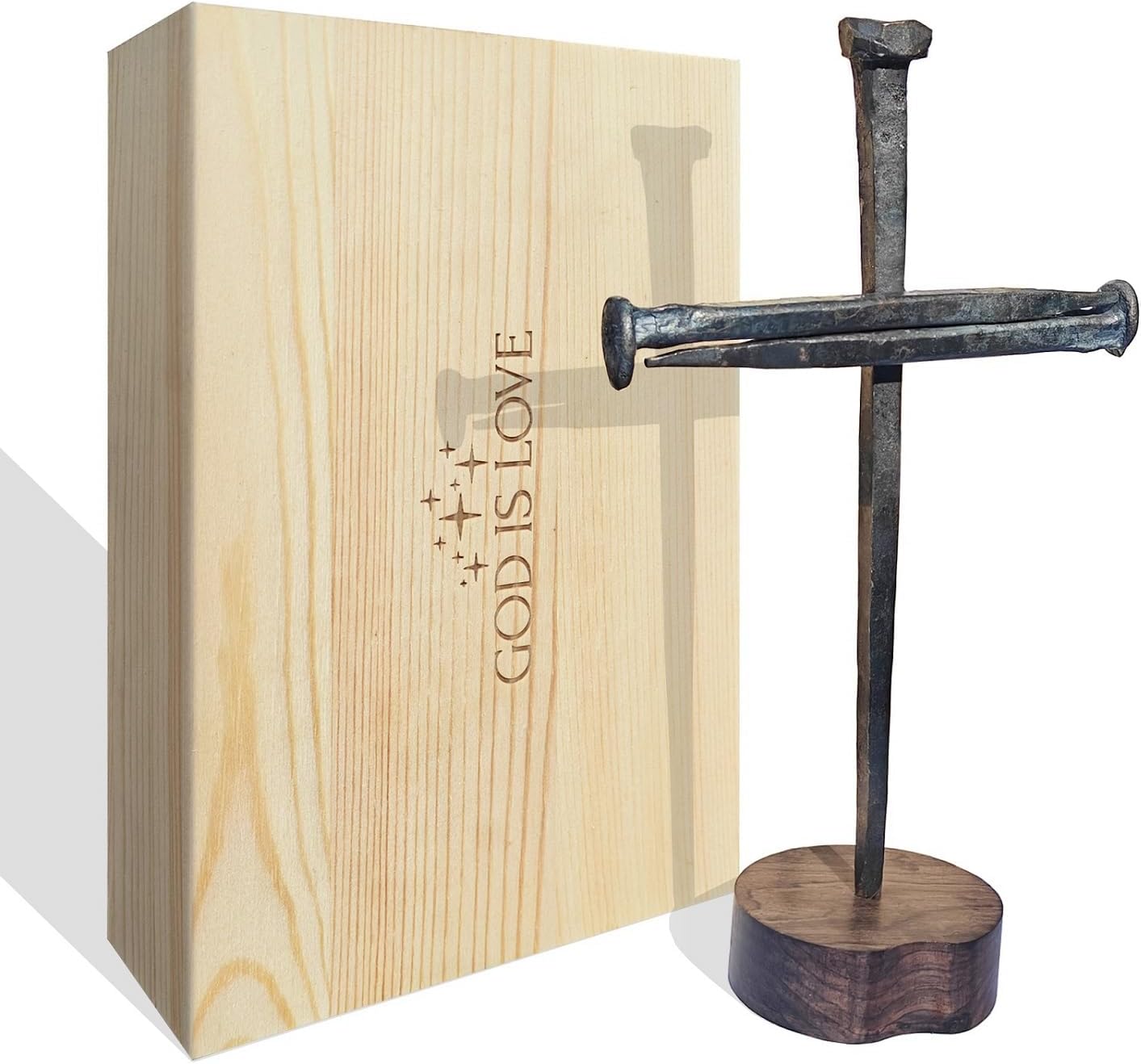 Amazon.com: annrose Passion of Jesus Christ Crucifixion Nail Metal ...
