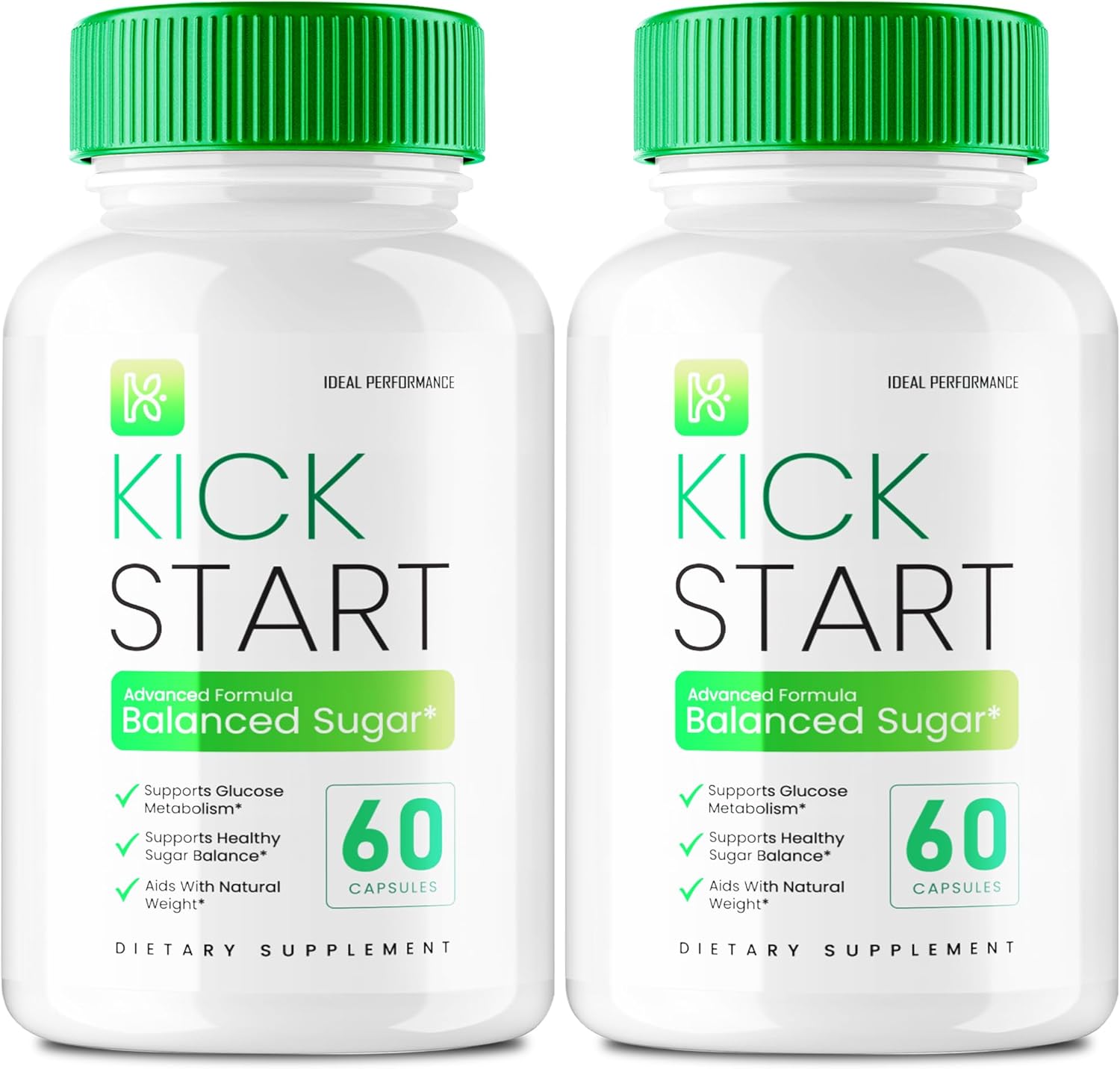 Amazon.com: Kick Start Capsules, Kick Start Balanced Sugar Supplement ...