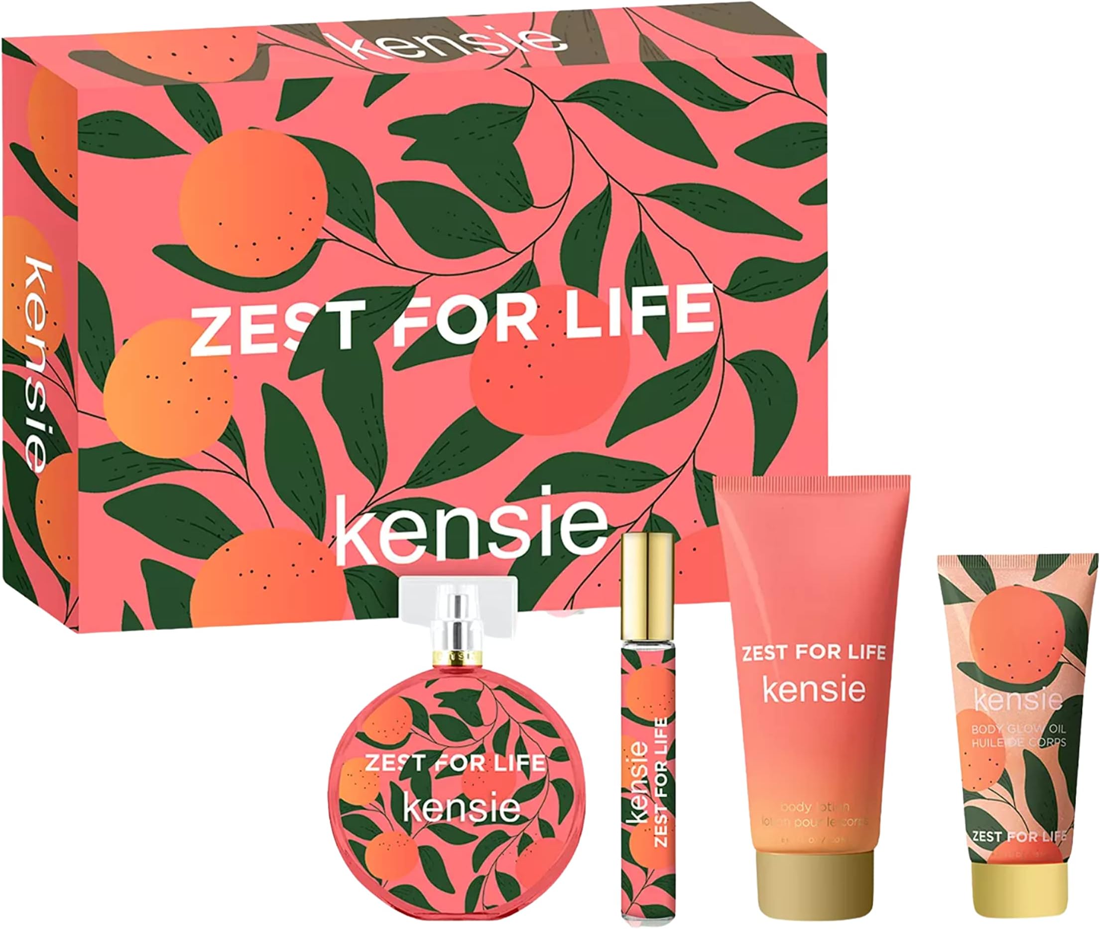 Amazon.com : kensie Zest for Life 4 Piece Gift Set EDP, 3.4 fl. oz ...