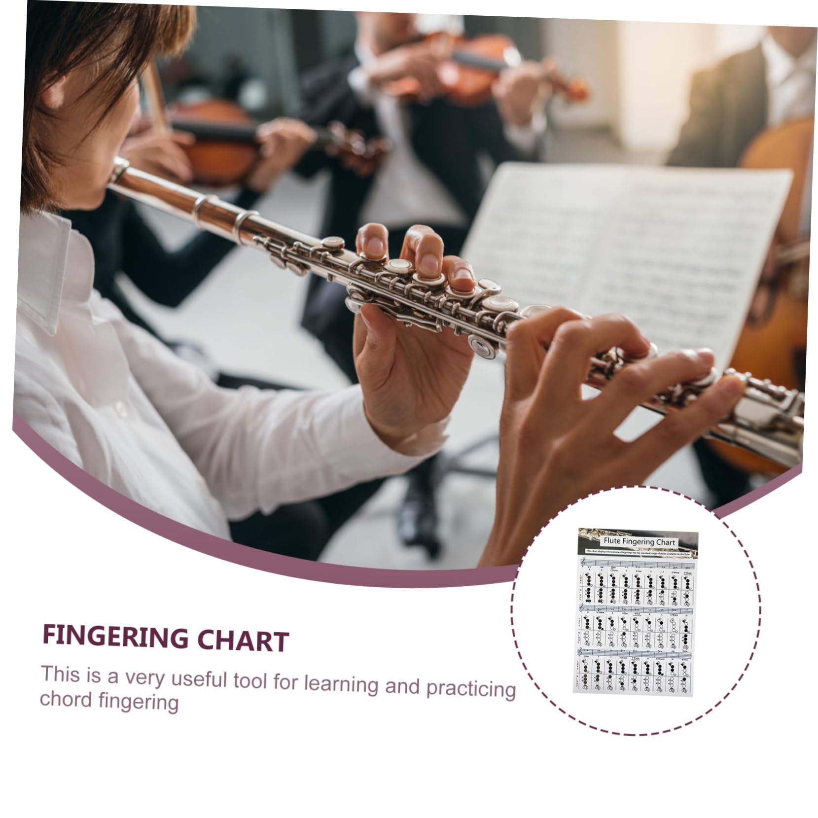 Snapklik.com : Flute Guide Chart Chord Chart For Beginners Easy ...