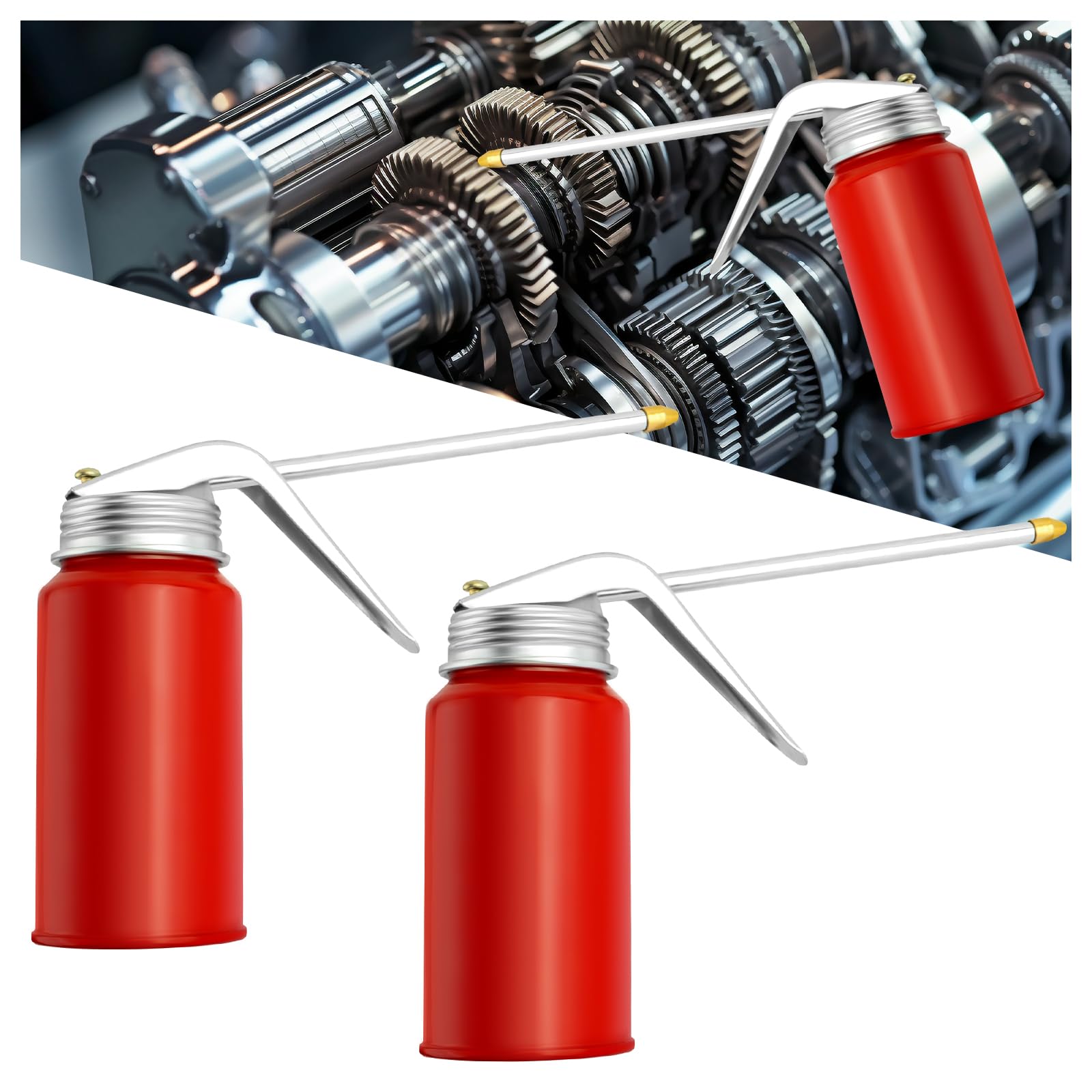 Amazon.com: 2PCS Oil Can Pump Oiler,200 ML Oil Can with Spout for ...