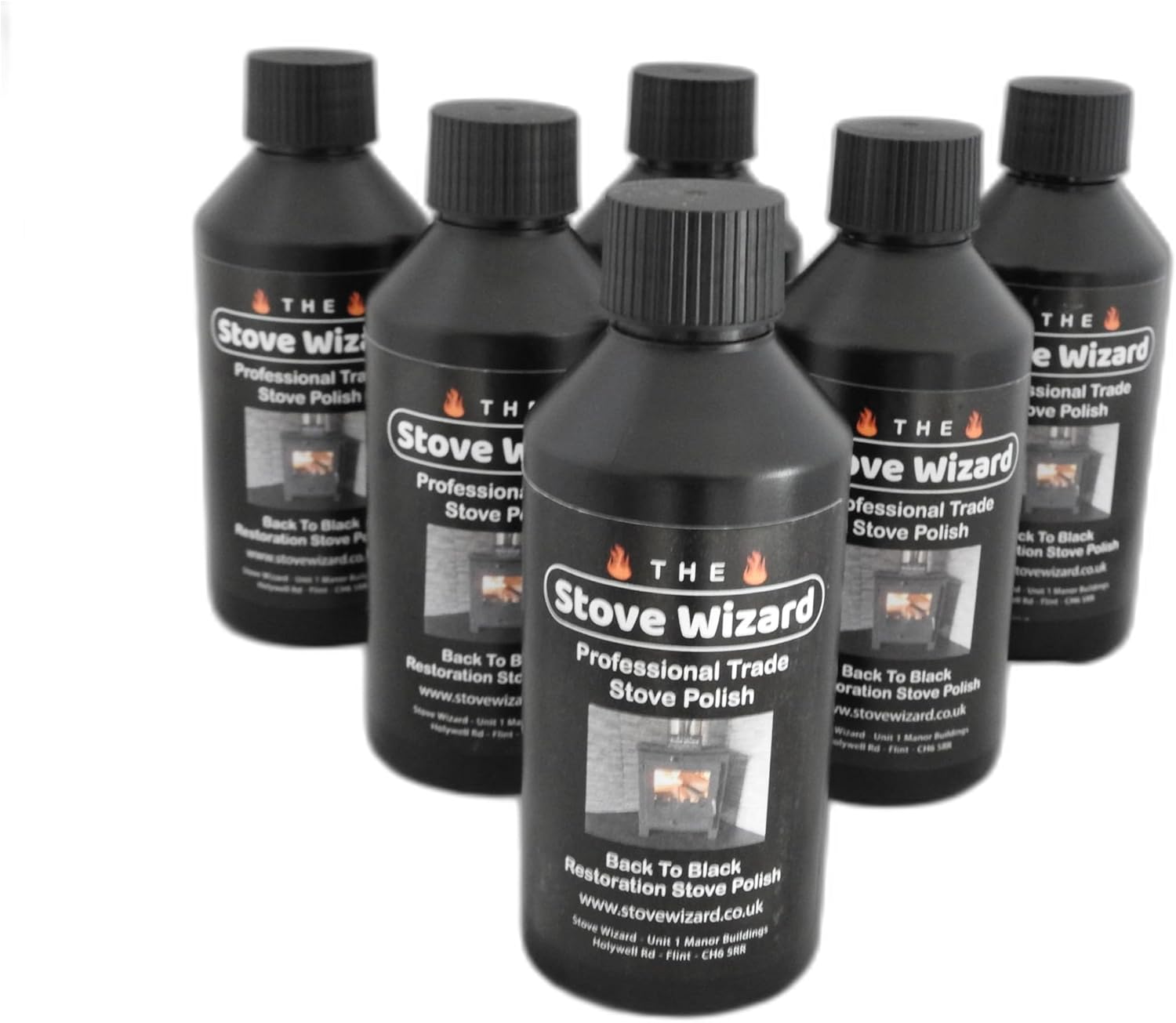 The Stove Wizard Professional Trade Stove Polish for Log Wood Burners ...