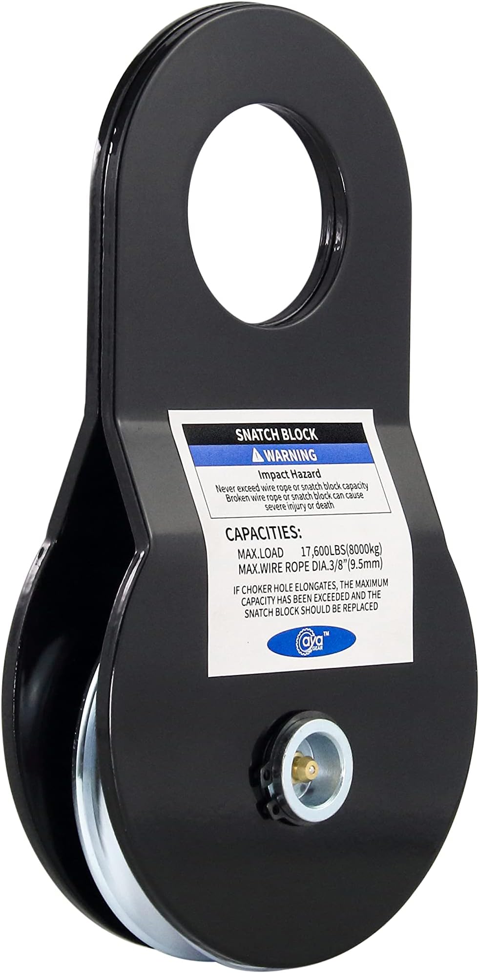 Amazon.com: METOWARE Snatch Block Pulley,Heavy Duty 10 Ton Winch Snatch ...