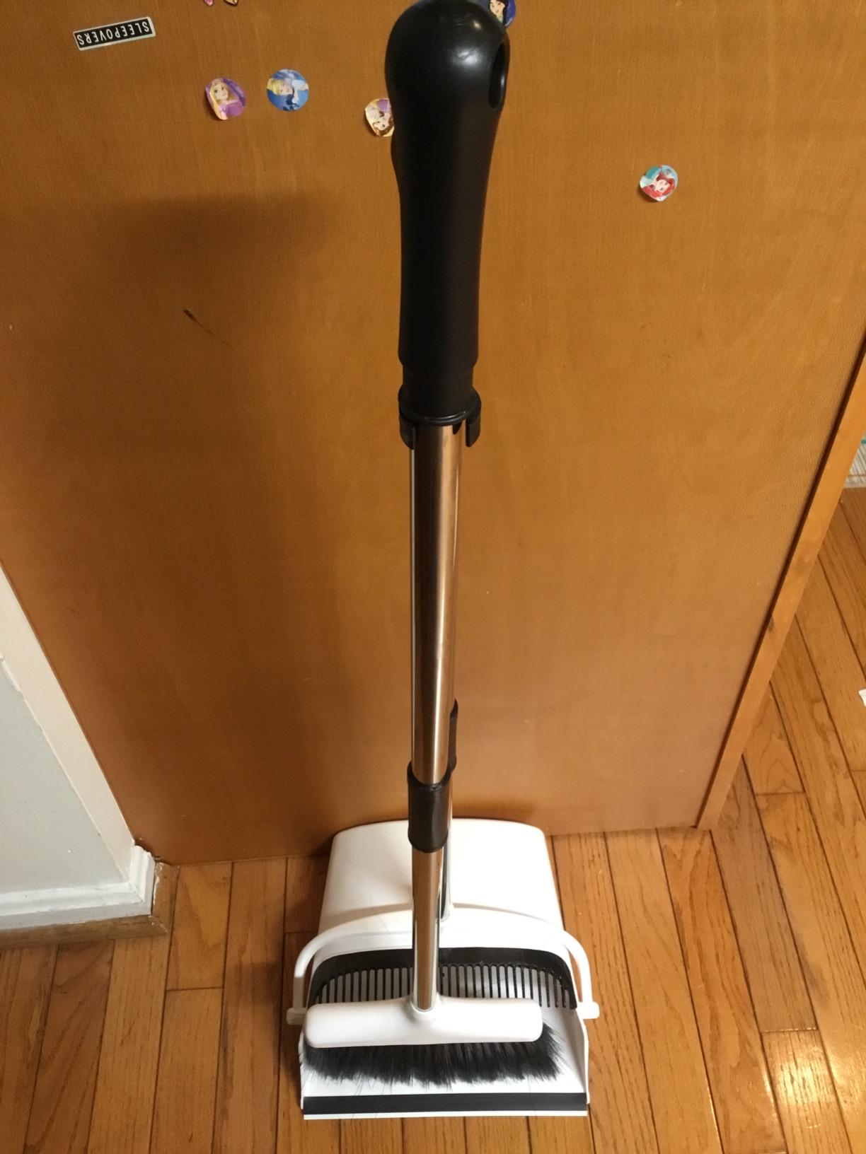 Amazon.com: Broom and Dustpan/Dust Pan and Broom Combo Set with Long ...