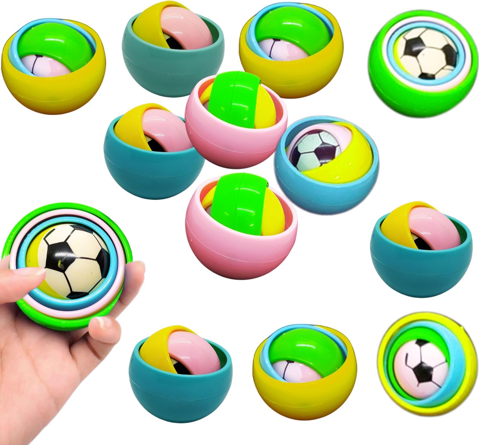 Birthday Popper 15 Pcs Rock-Paper-Scissors Game Rotating Fidget Toy I ...