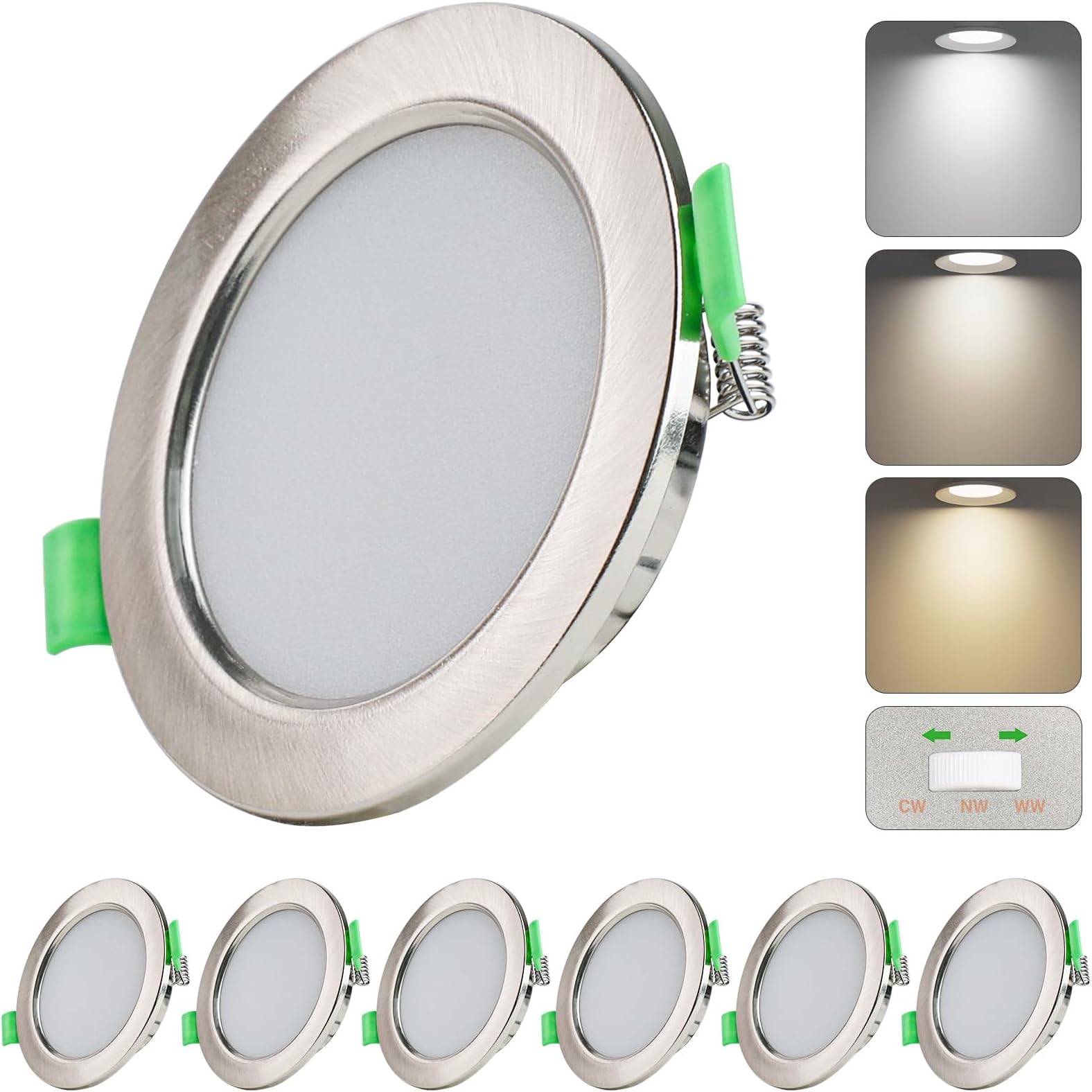 Led Spots Flach