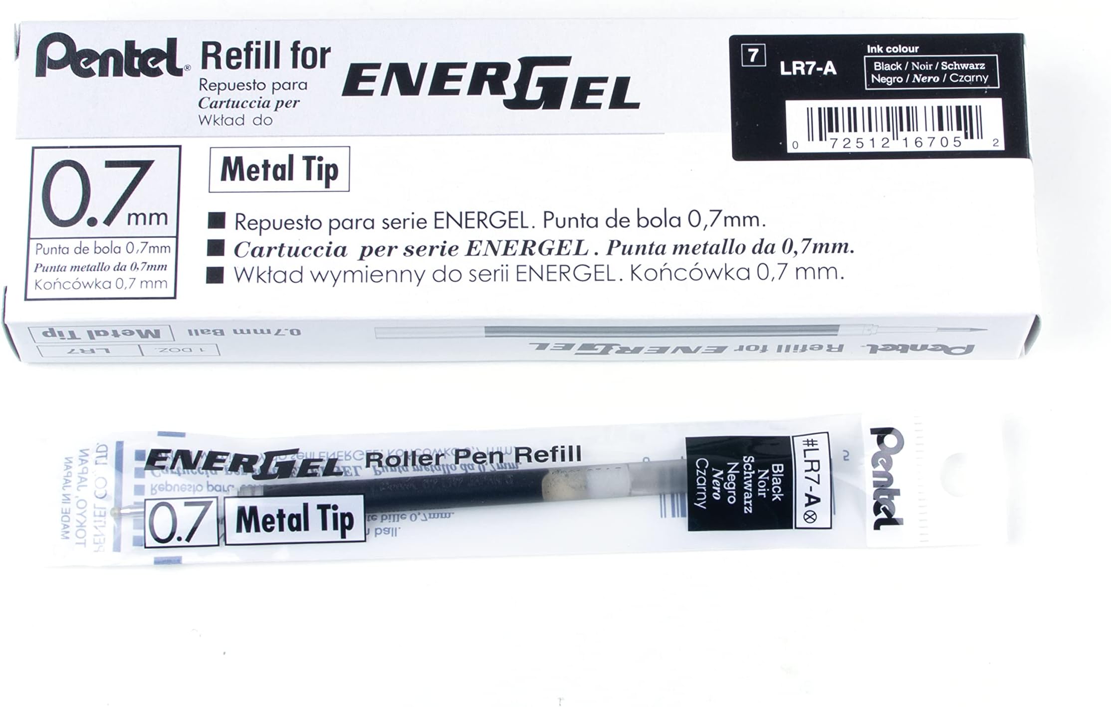 Gel Ink Refills for Pentel EnerGel Gel Roller Pens (BL57, BL77, BL407 ...