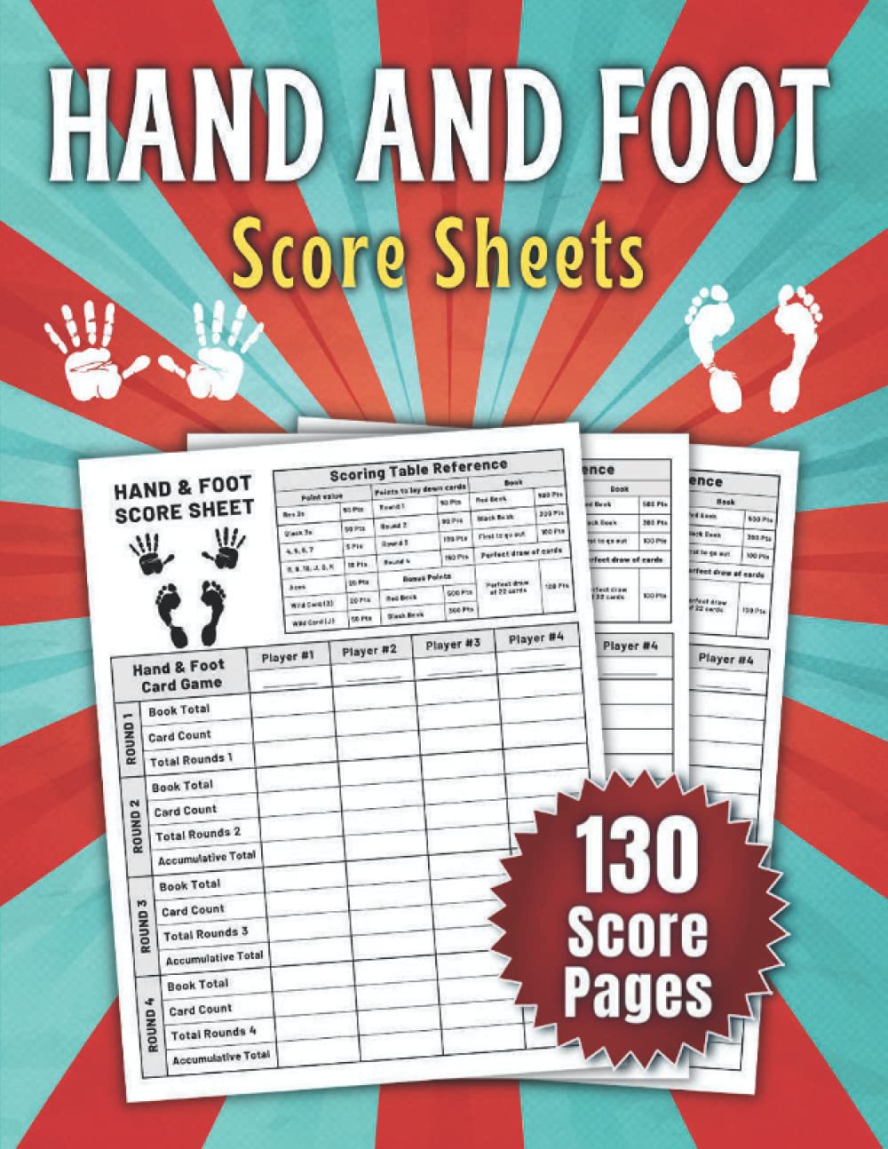 Buy Hand and Foot Score Sheets: Hand and Foot Score Cards and Pads ...