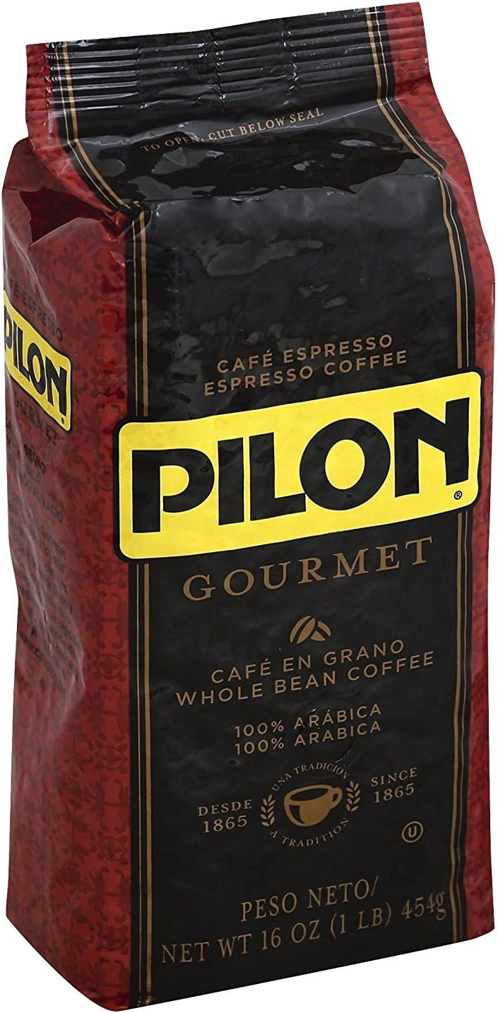 Amazon.com: Pilon Gourmet Cafe Espresso - Café en grano entero (paquete ...