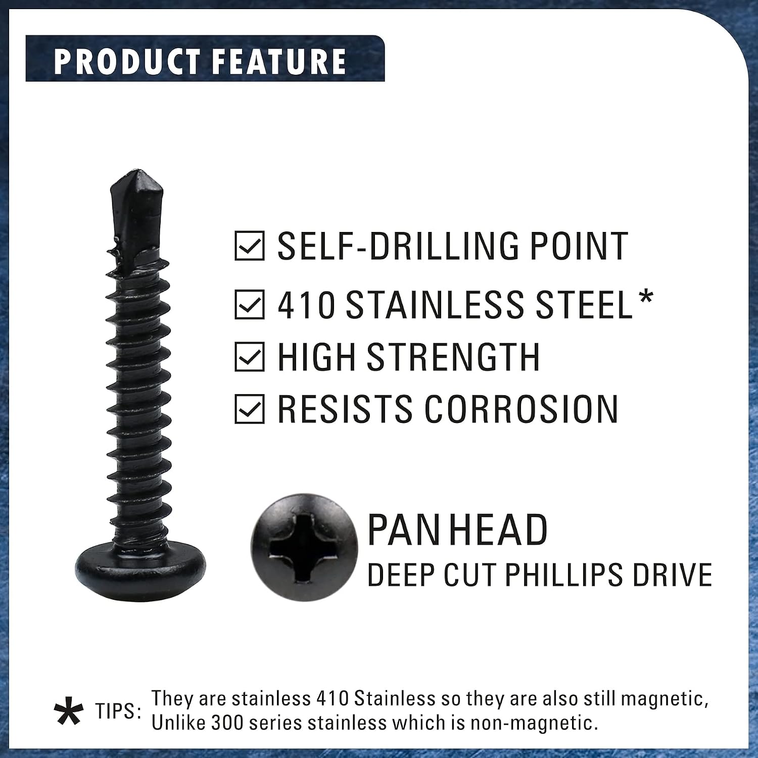 410 Stainless Steel #8 Self Drilling TEK Screw Philippines | Ubuy