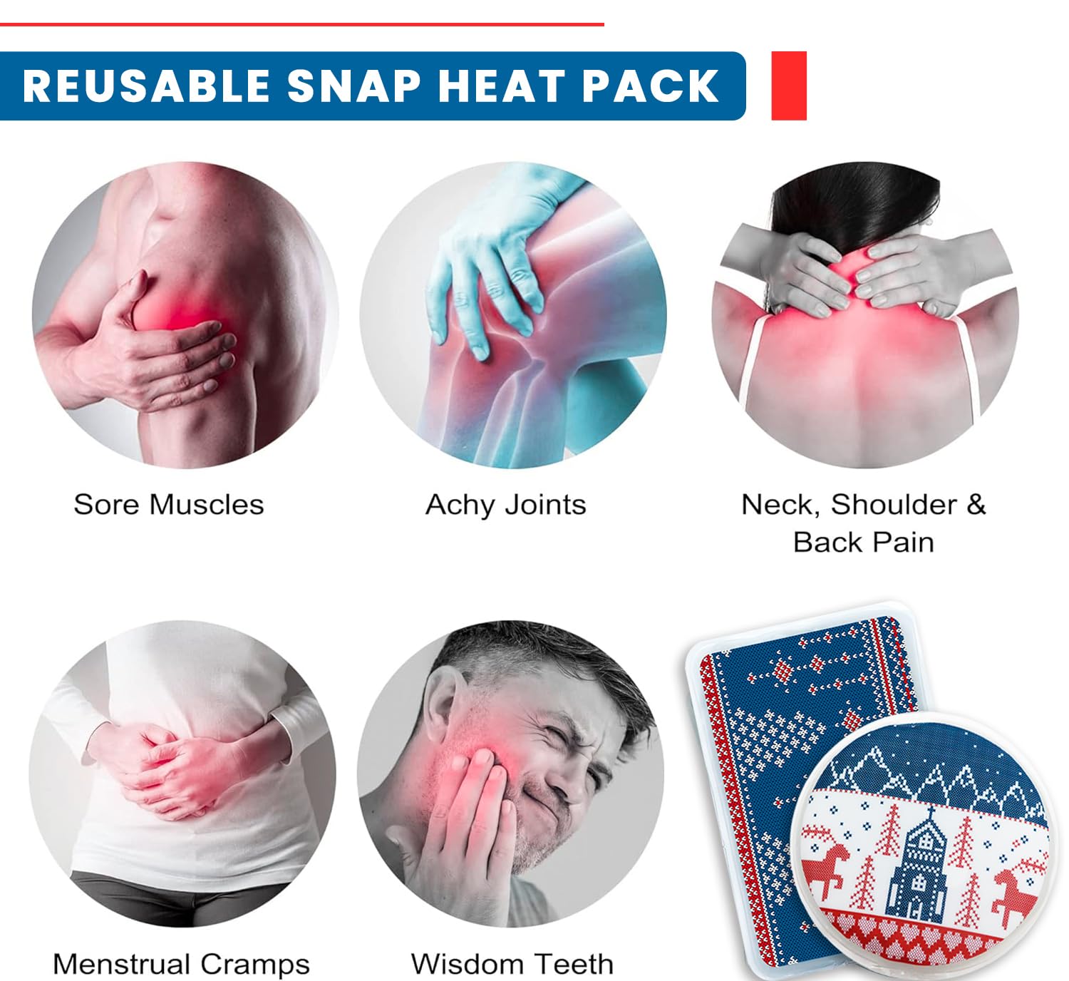 Snapklik.com : Reusable Snap Heat Pack, Click Heat Pocket Hand Warmer