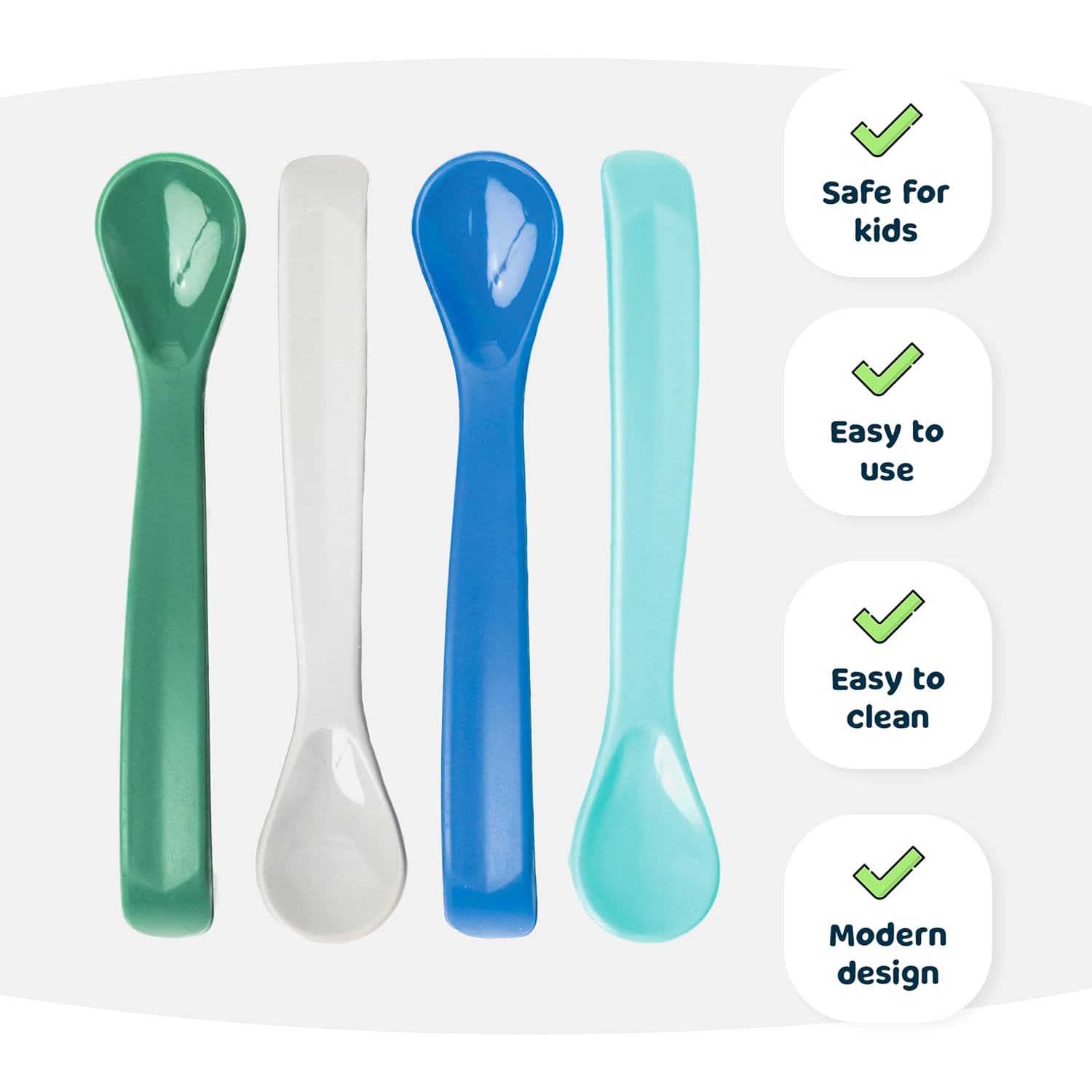 Buy Tiny Twinkle Baby Spoon - BPA-Free Baby Feeding Spoon, Silicone ...