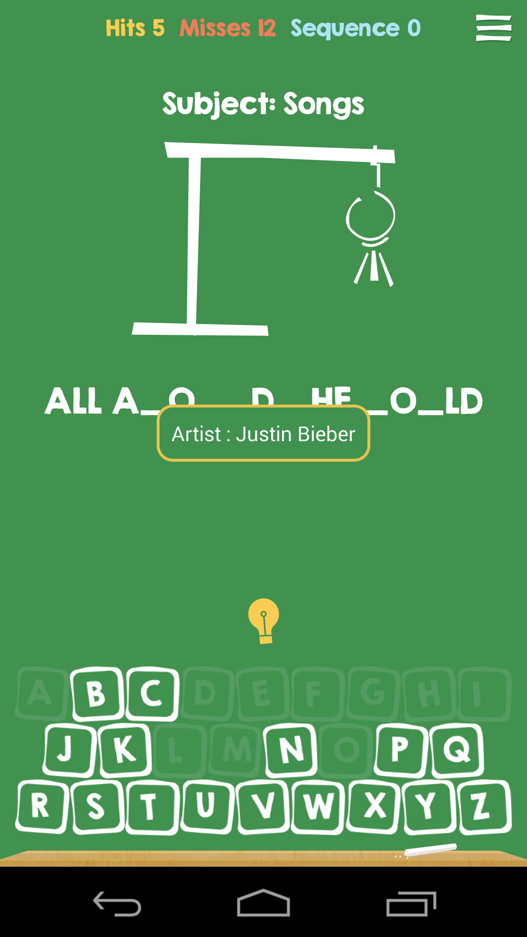 Hangman with hints - Free - App on Amazon Appstore