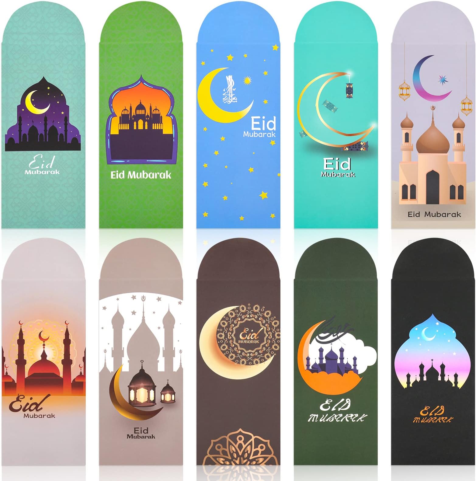 Giftinghouse Eid Money Envelopes 12 Pack - Eid Mubarak Cards – Happy ...