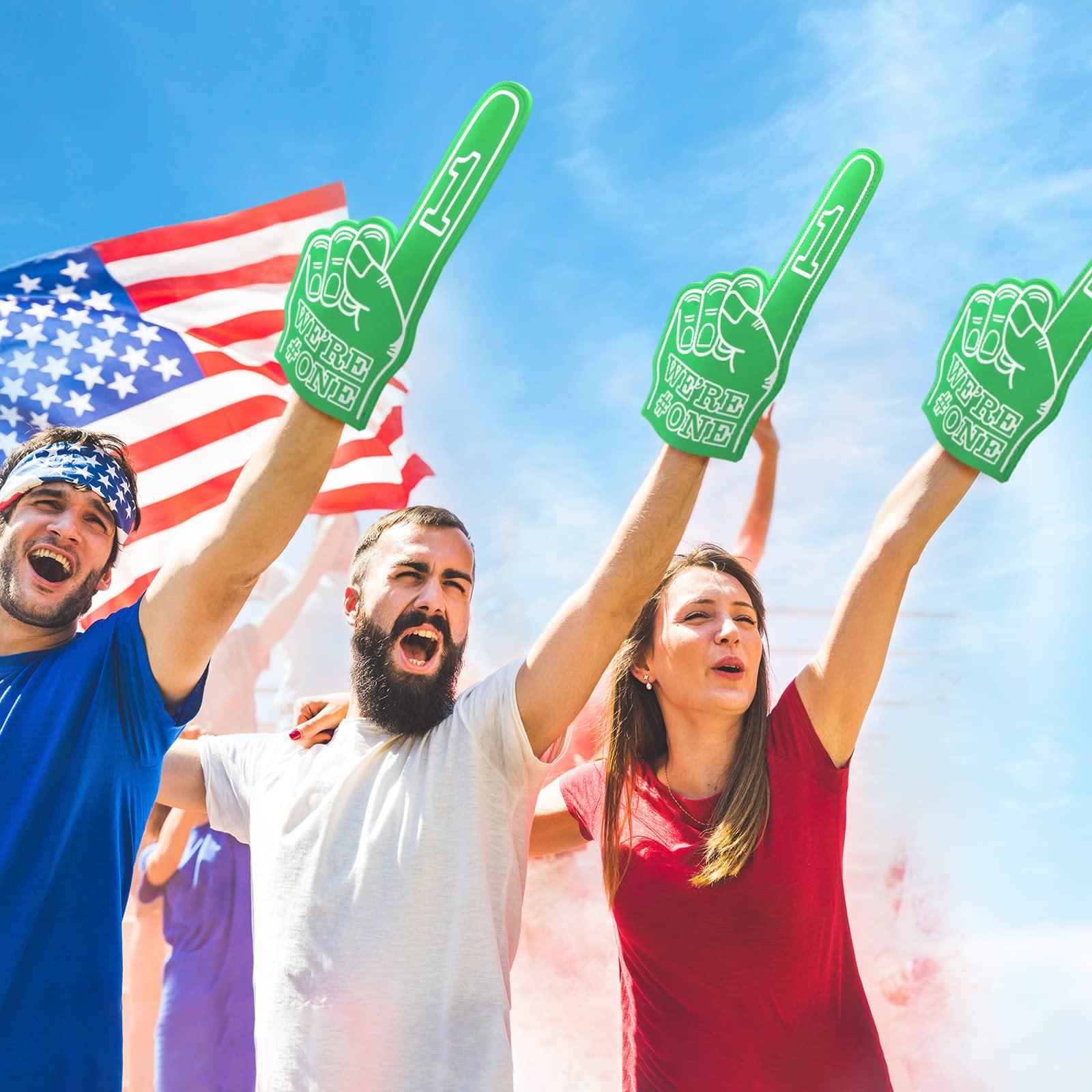 Snapklik.com : Sotiff 3 Pieces Giant Foam Finger 18 Inch Were Number 1 ...