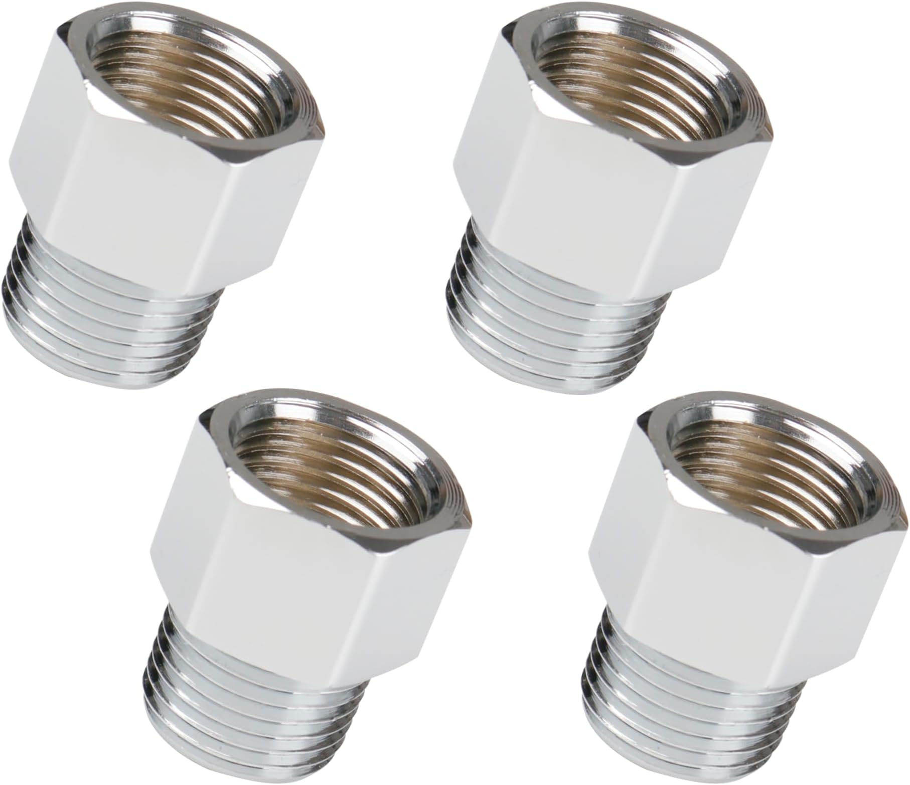 Amazon.com: WHK 4-Pack Brass Pipe Fittings - 1/2 Inch Male/Female NPT ...