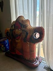 Amazon.com: THE SUPER MARIO BROS. MOVIE Bowser Inflatable Sports Game ...