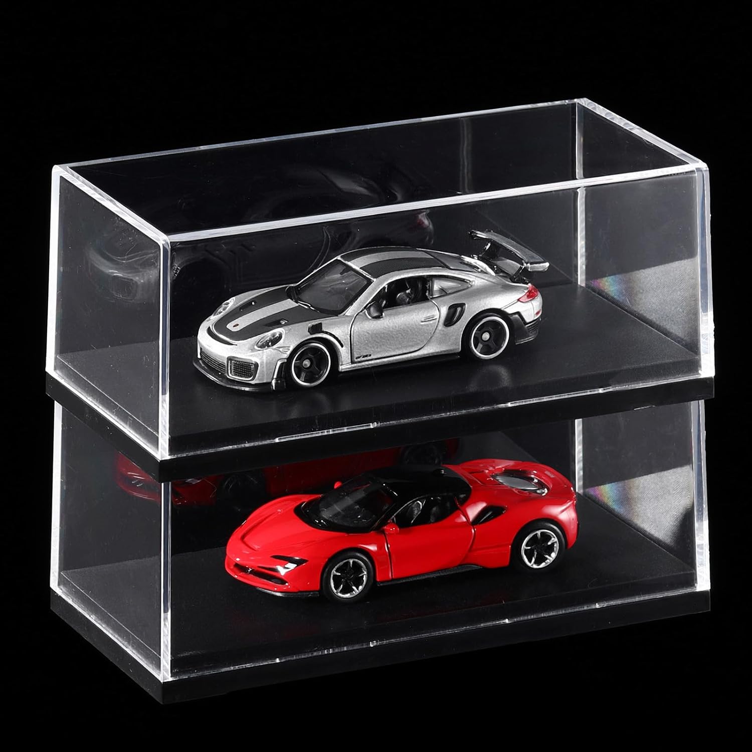 Amazon.com: Baderke 2 Pcs 1/64 Acrylic Model Cars Display Case 4.72 x 2 ...
