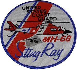 Amazon.com: USCG MH-68 Stingray Helicopter Patch - Color - Veteran ...