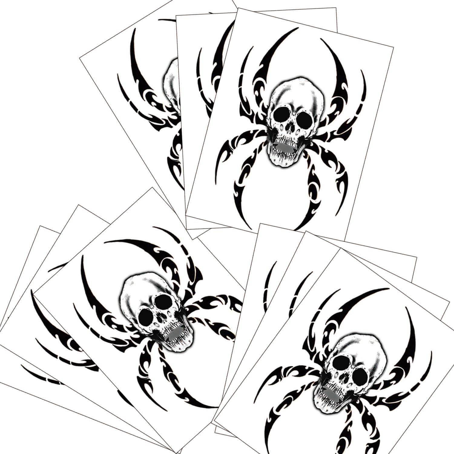 Skull Spider Tattoos