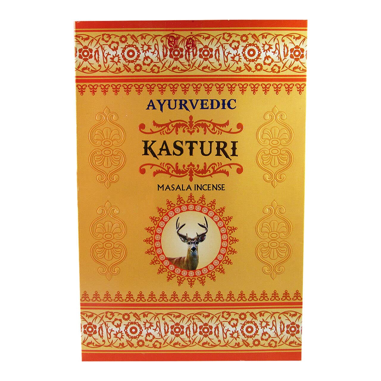 Ayurvedic Kasturi Incense Sticks Agarbatti Natural Fragrance Pack of 12 ...