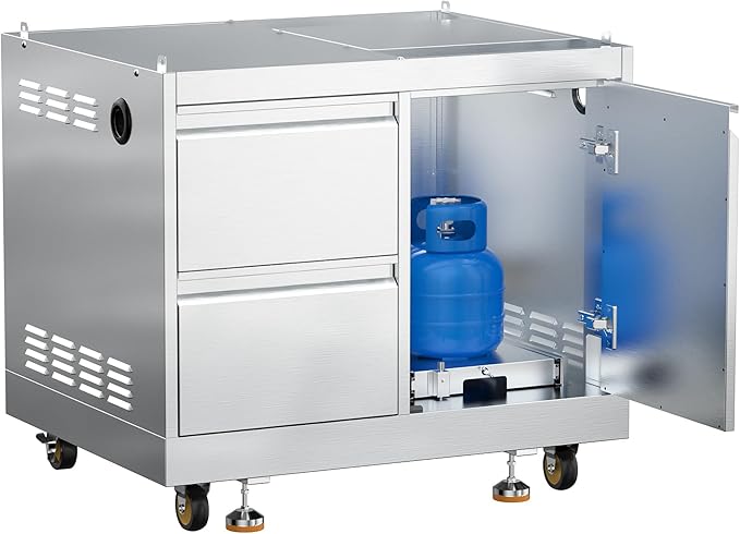 Amazon.com: BODEGA Stainless Steel Outdoor Kitchen Drawer Cabinet for ...