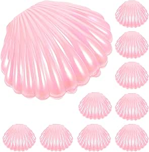 Amazon.com: jojofuny Plastic Containers Plastic Seashell Candy Boxes ...