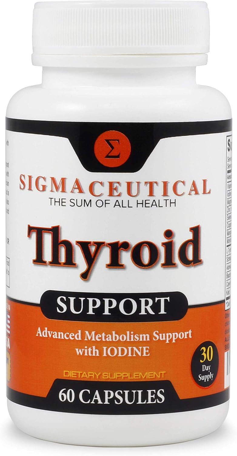 Women's Thyroid Support - Boosts Thyroid Health - Zinc, Selenium, Iodine, Ashwagandha & Kelp ...