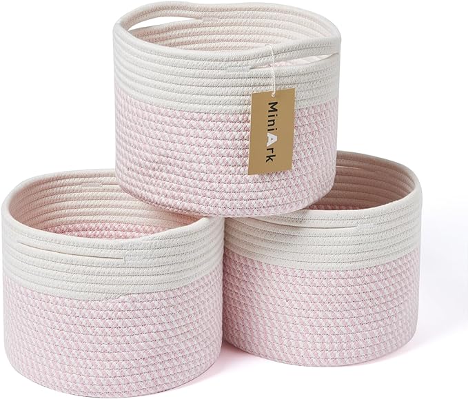 Amazon.com: MiniArk Small Basket for Organizing | Cube Shelf Closet ...