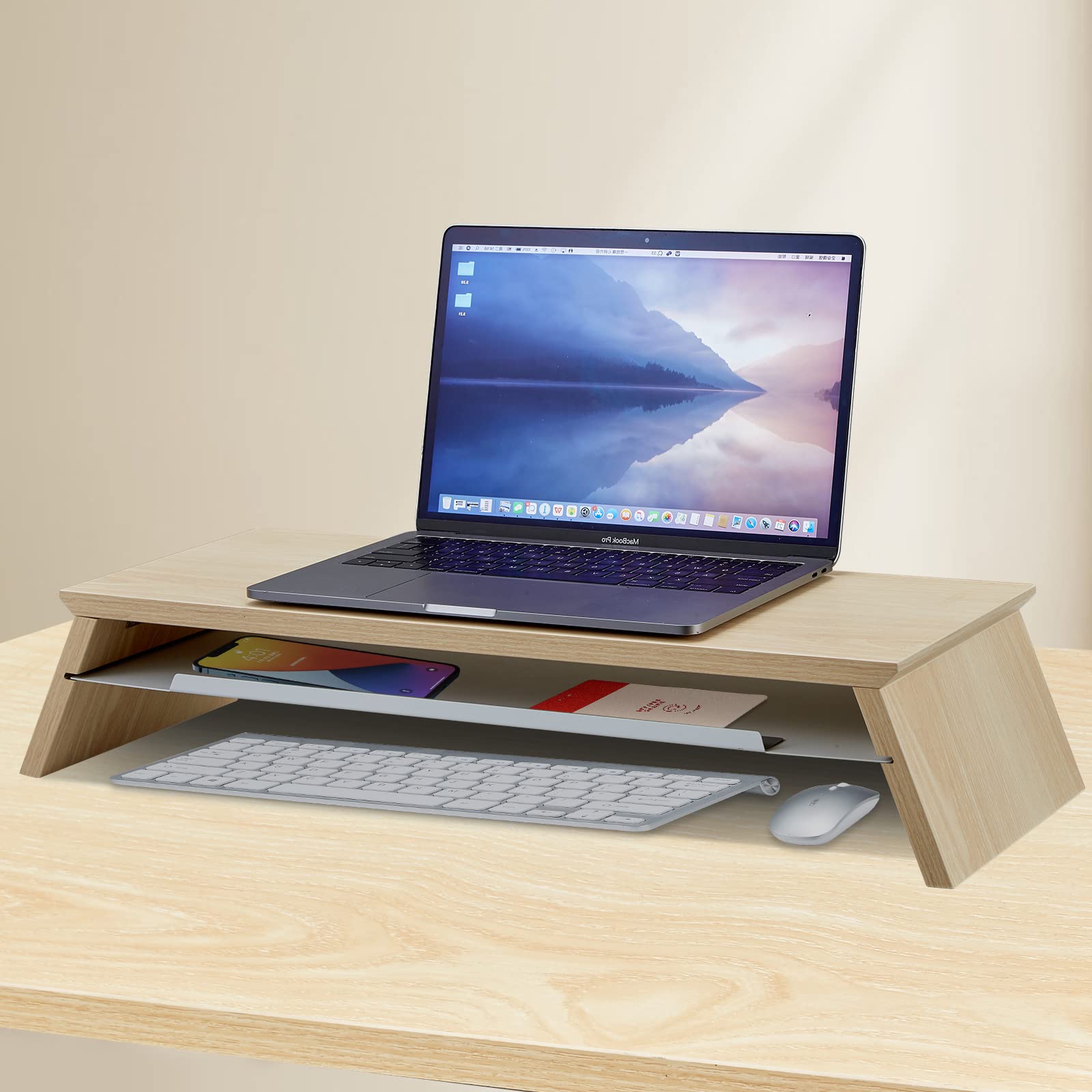 Snapklik.com : VECOFO Monitor Stand Riser, Computer Monitor Stand For ...