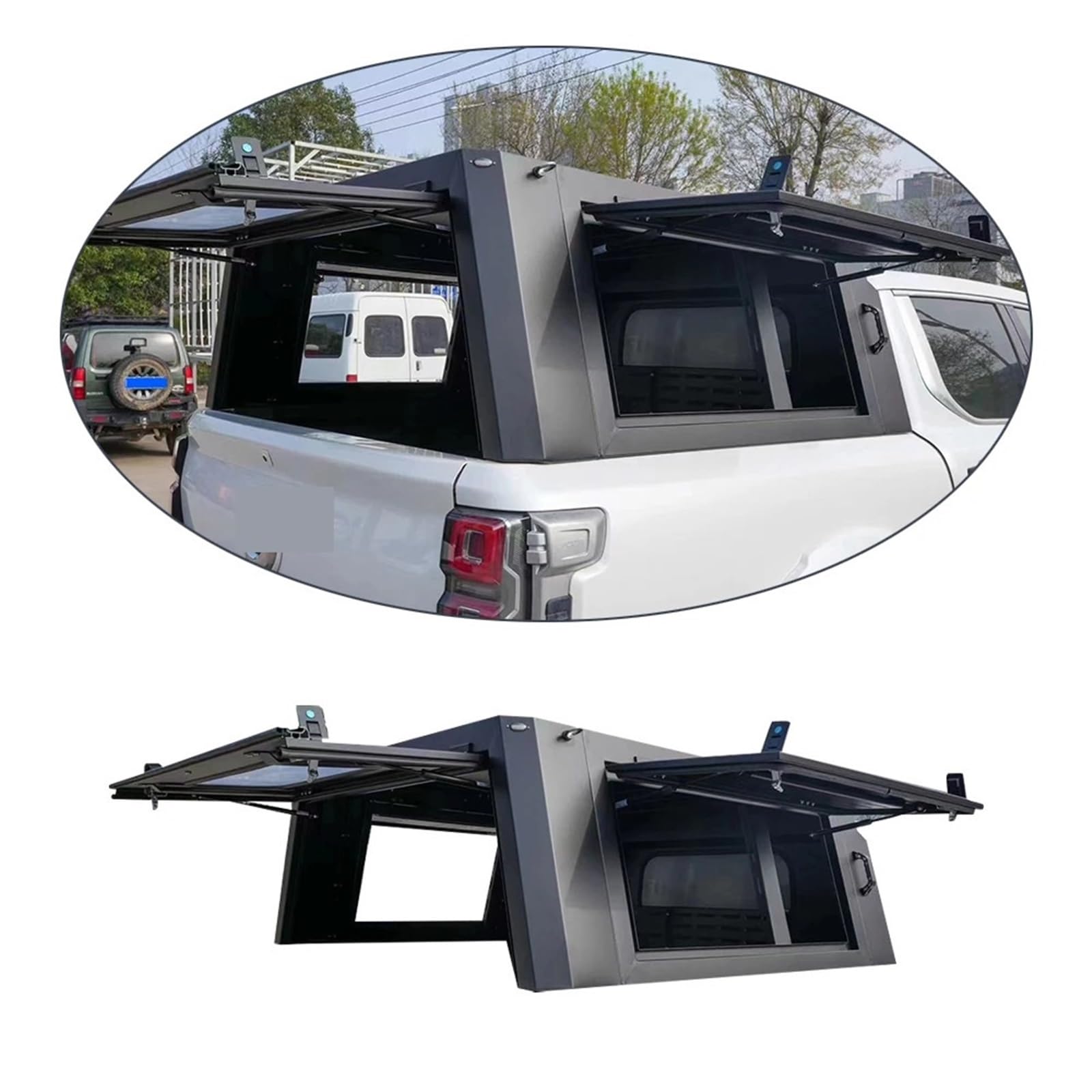 Pickup Truck Canopy Bed Matrix ST Truck Topper | Windowless Truck