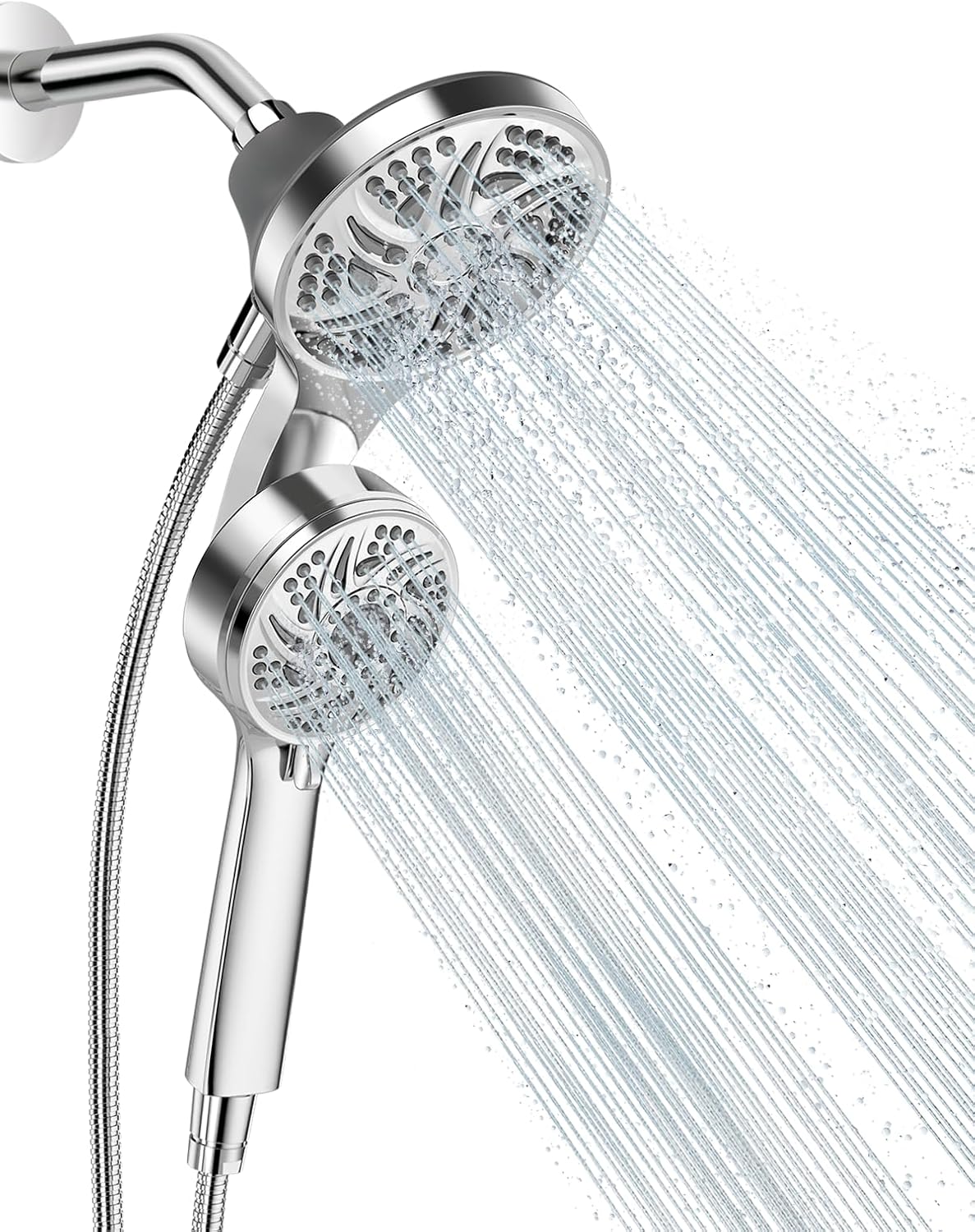 Cobbe High Pressure 3-Way Shower Head Combo, Hand Held Shower & Rain ...