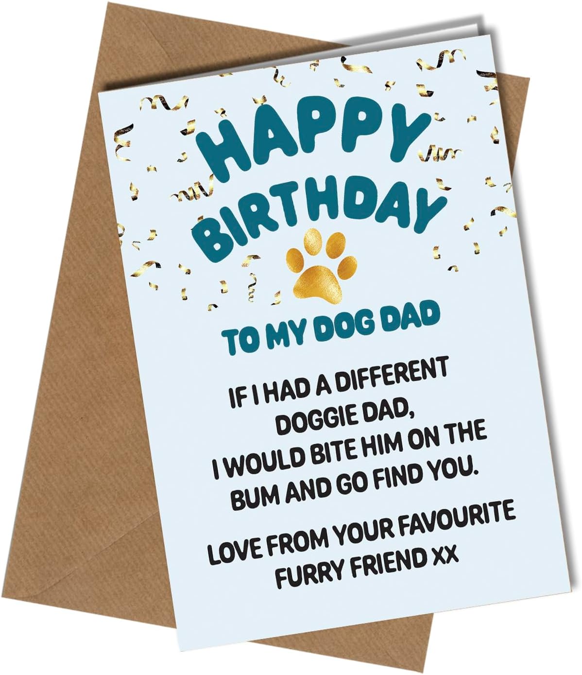 Central 23 Funny Dog Dad Card - Birthday Card From Dog - Fur Baby Mum ...