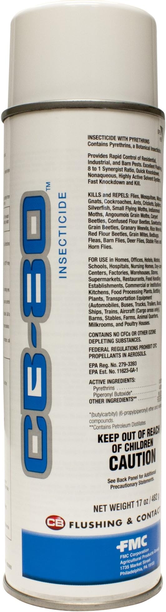 Amazon.com : CB-80 Synergized Aerosol Insecticide 17oz | Premium USA ...