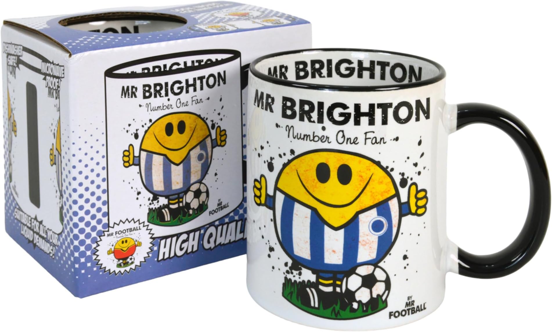 Brighton & Hove Albion Personalised FC True Mug : Amazon.co.uk: Home ...