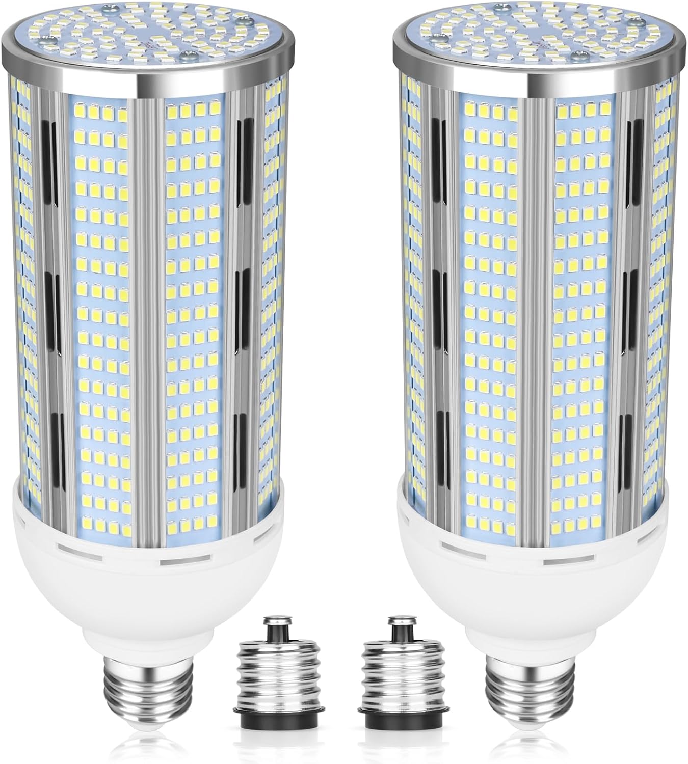 100W LED Corn Bulb 2 Pack, 12000 Lumens Super Bright Light, 5000K ...