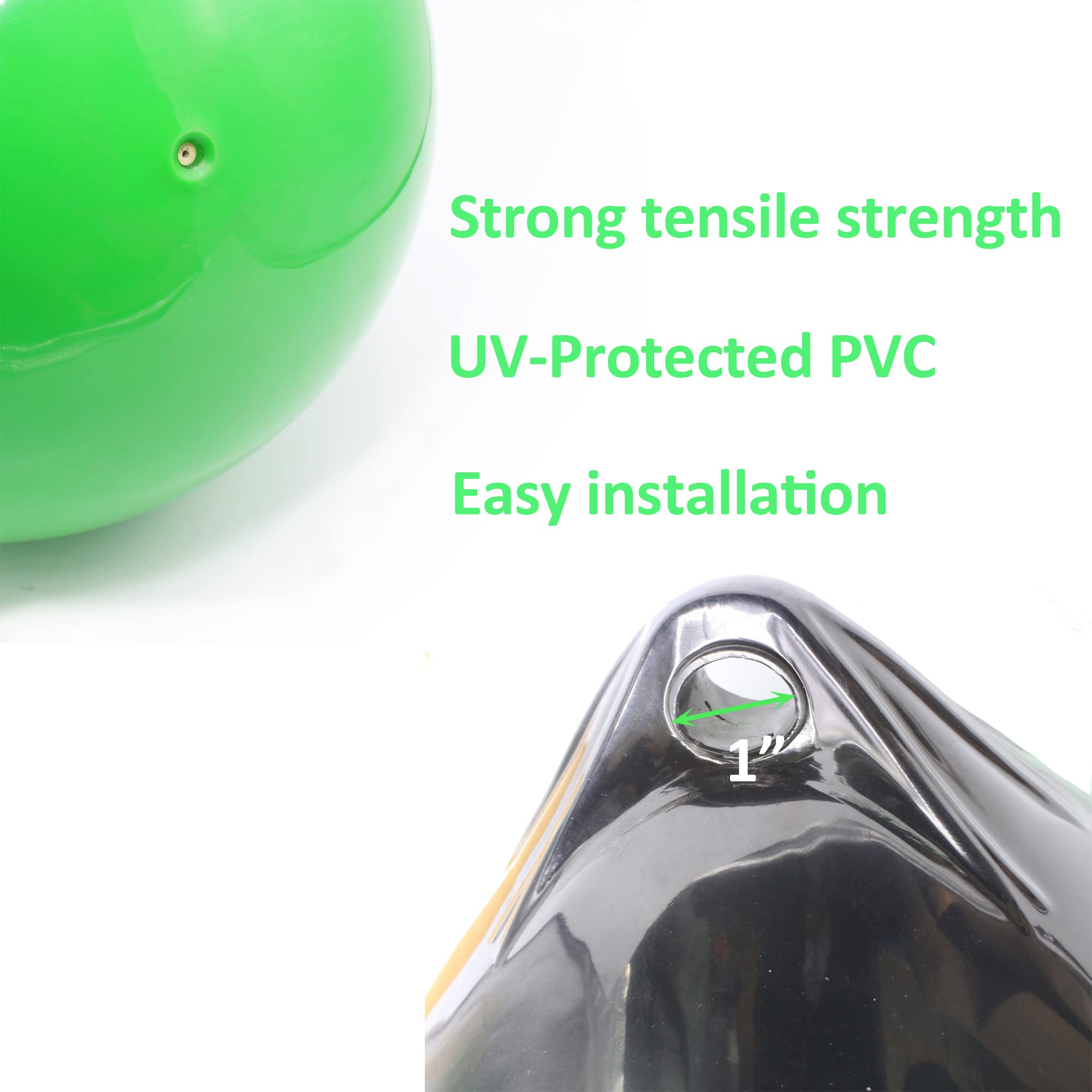 Snapklik.com : X-Haibei 1 Boat Fender Ball Round Anchor Buoy, Dock ...