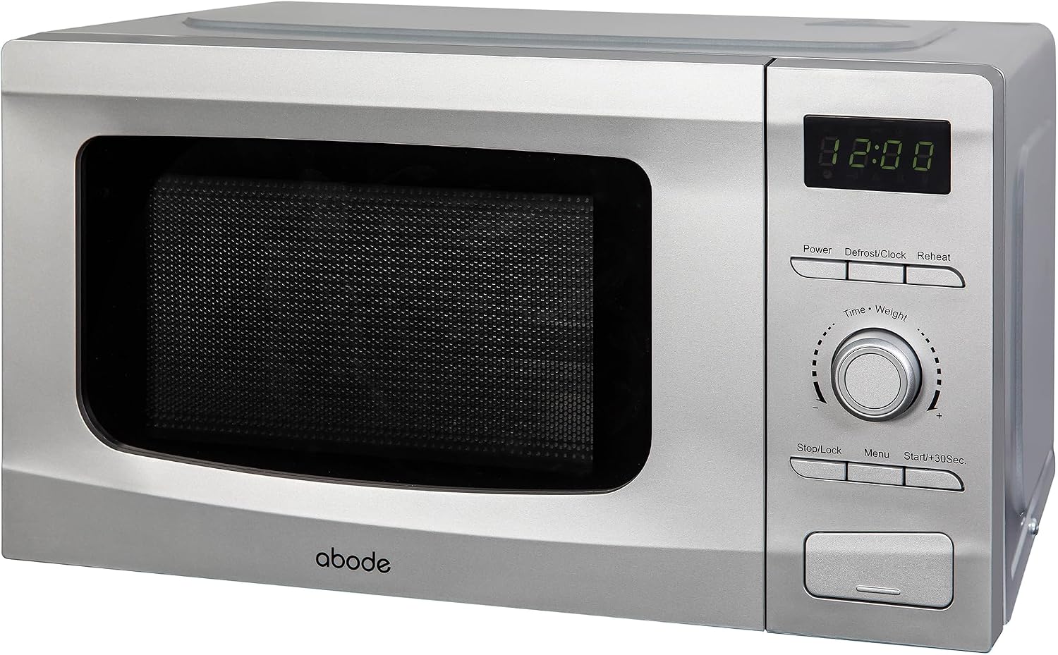 Abode 20L Digital Microwave 700W with 8 Auto Cook Menus in Silver, 5 ...