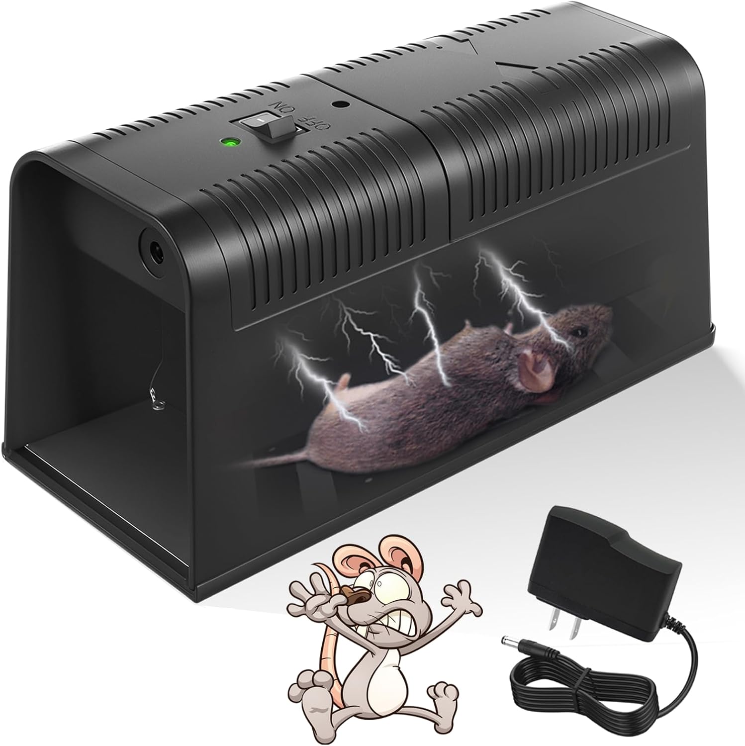 Amazon.com : 2024 Electric Mouse Trap Zapper Powerful Rat Traps Indoor ...