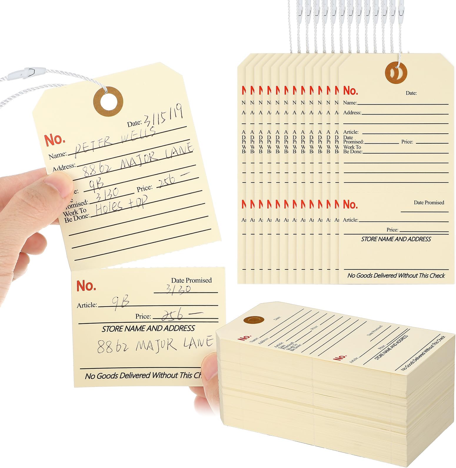 Amazon.com : Time to Reorder Tags,2.5x3.5 Inch 100 Pcs Per Pack ...