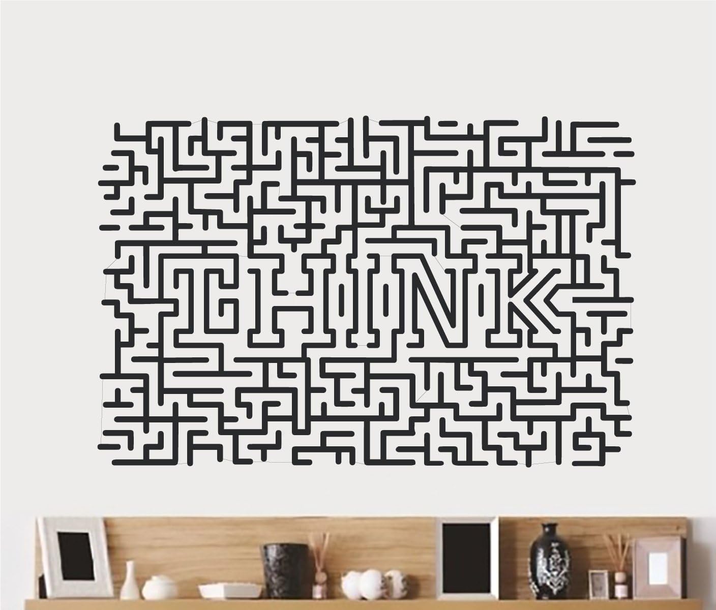 Amazon.com: Think Maze Wall Decal (Black) : Tools & Home Improvement