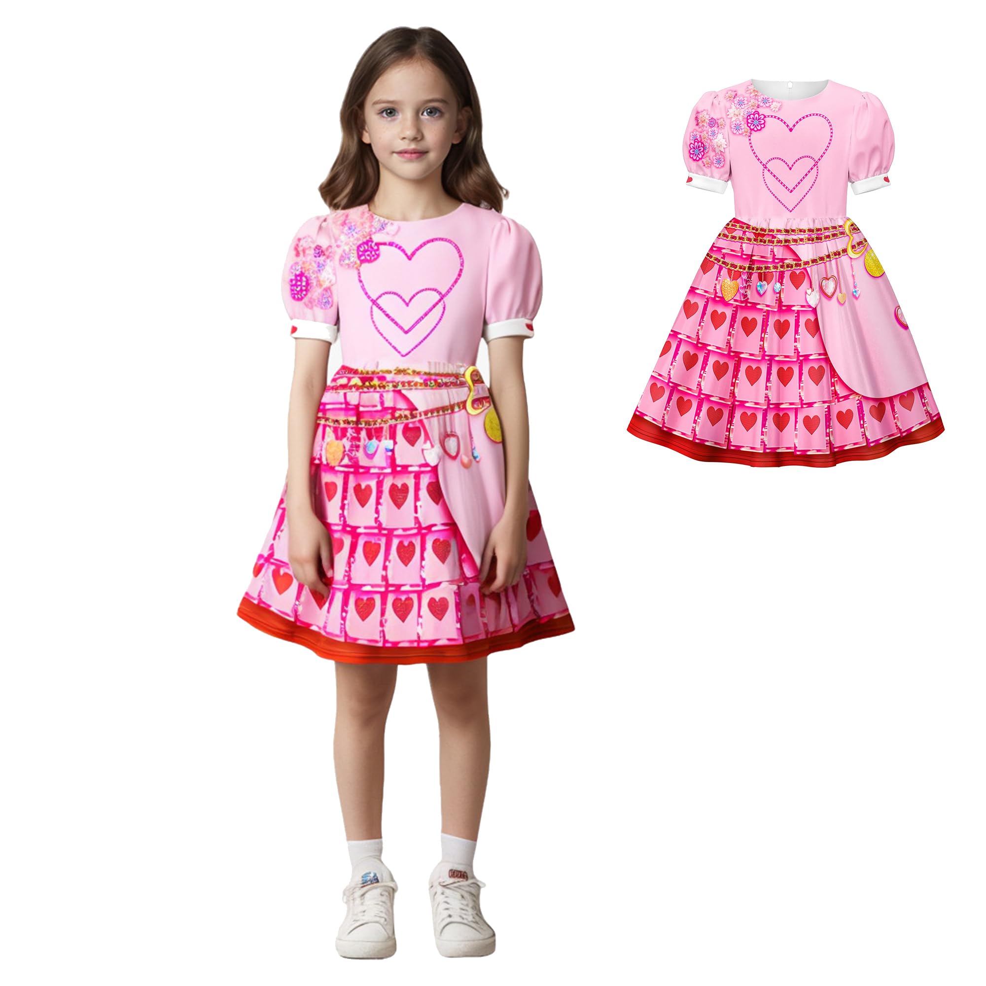 Snapklik.com : Noxozoqm Girls Rise Red Princess Costume Dress Kids ...