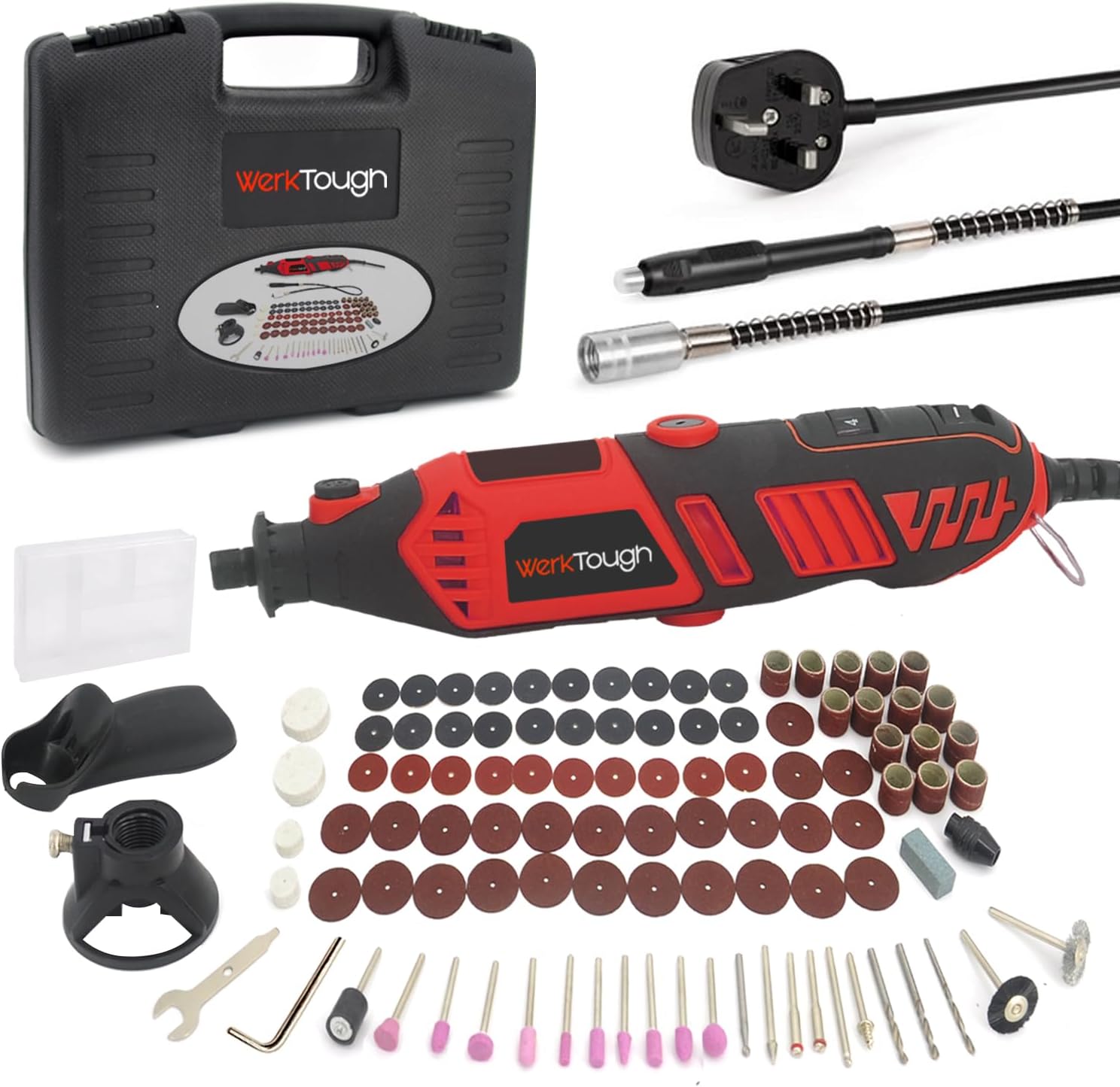 Werktough Big Power Electric Rotary Tool kit 170w,high Speed up to ...