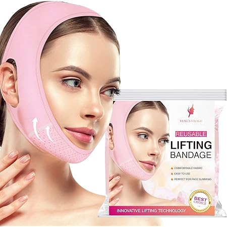 Amazon.com: ParaFaciem Reusable V Line Mask Facial Slimming Strap ...
