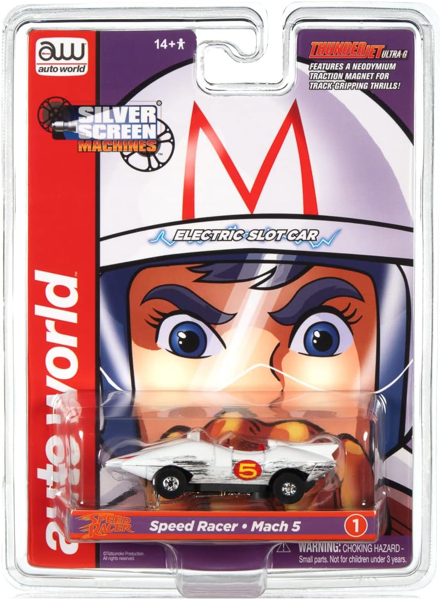 Amazon.com: Auto World Thunderjet Speed Racer - Mach 5 (Race Worn) HO ...