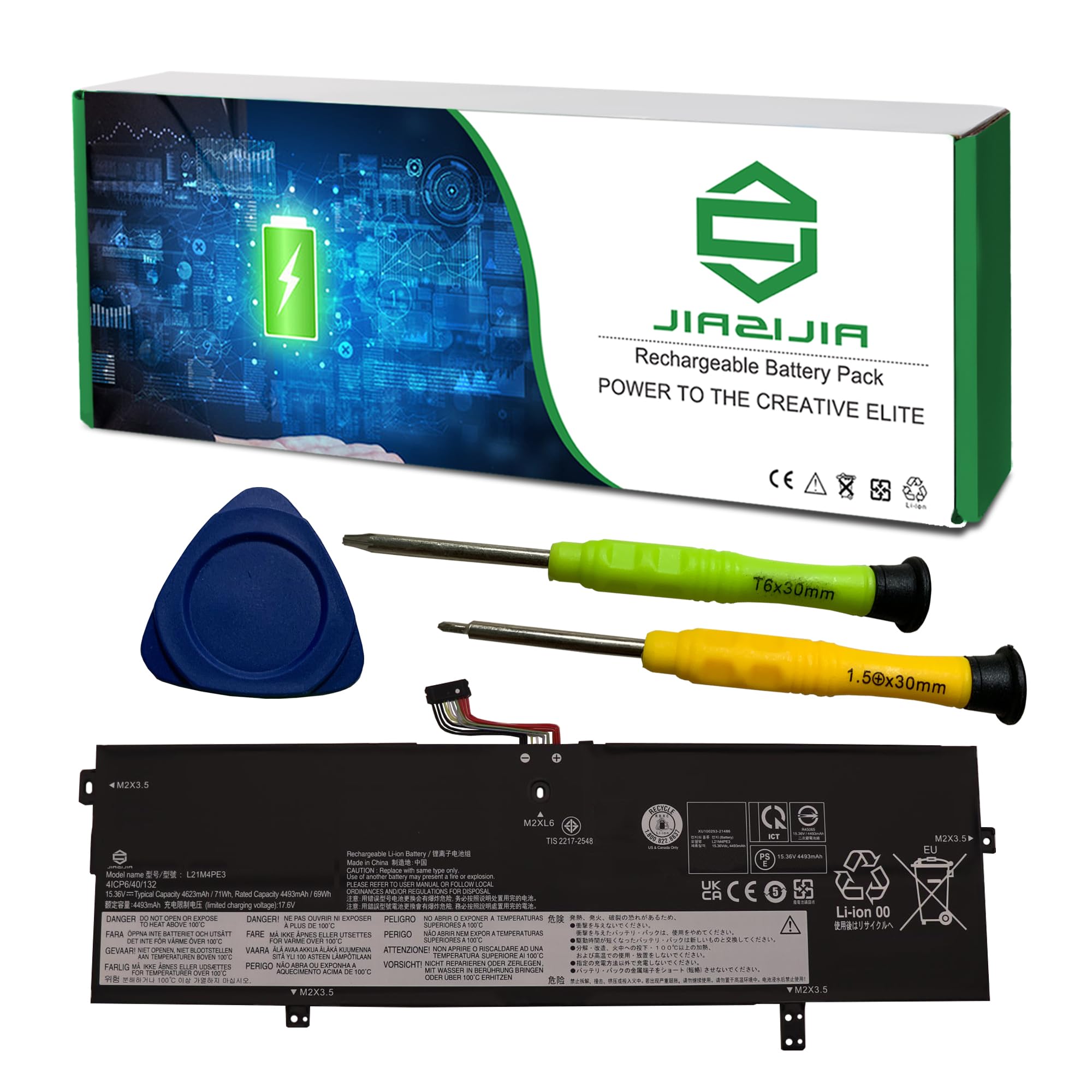 Amazon.com: JIAZIJIA L21M4PE3 SB11F38368 5B11F38367 Laptop Battery ...
