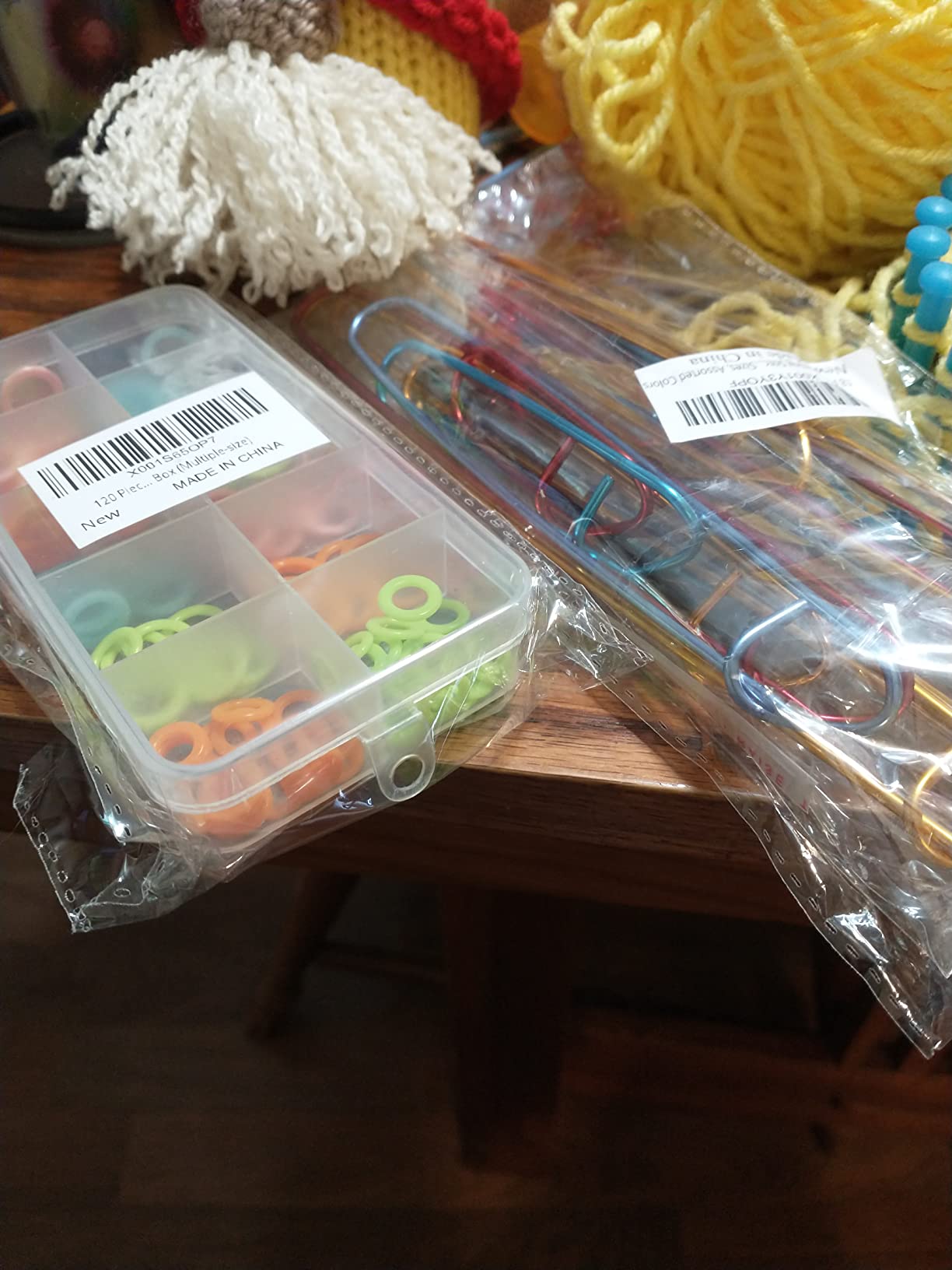 Amazon.com: 18 PCS Knitting Stitch Holders - Yarn Stitch Holder Set for ...